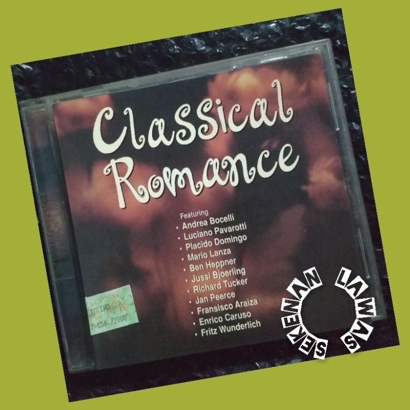 Jual CD Classical Romance /Andrea Bocelli, Luciano Pavarotti, Mario ...