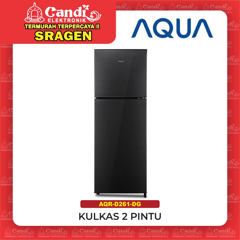 Jual AQUA Kulkas 2 Pintu 203L Multi Air Flow - AQR-D261-DG | Shopee ...