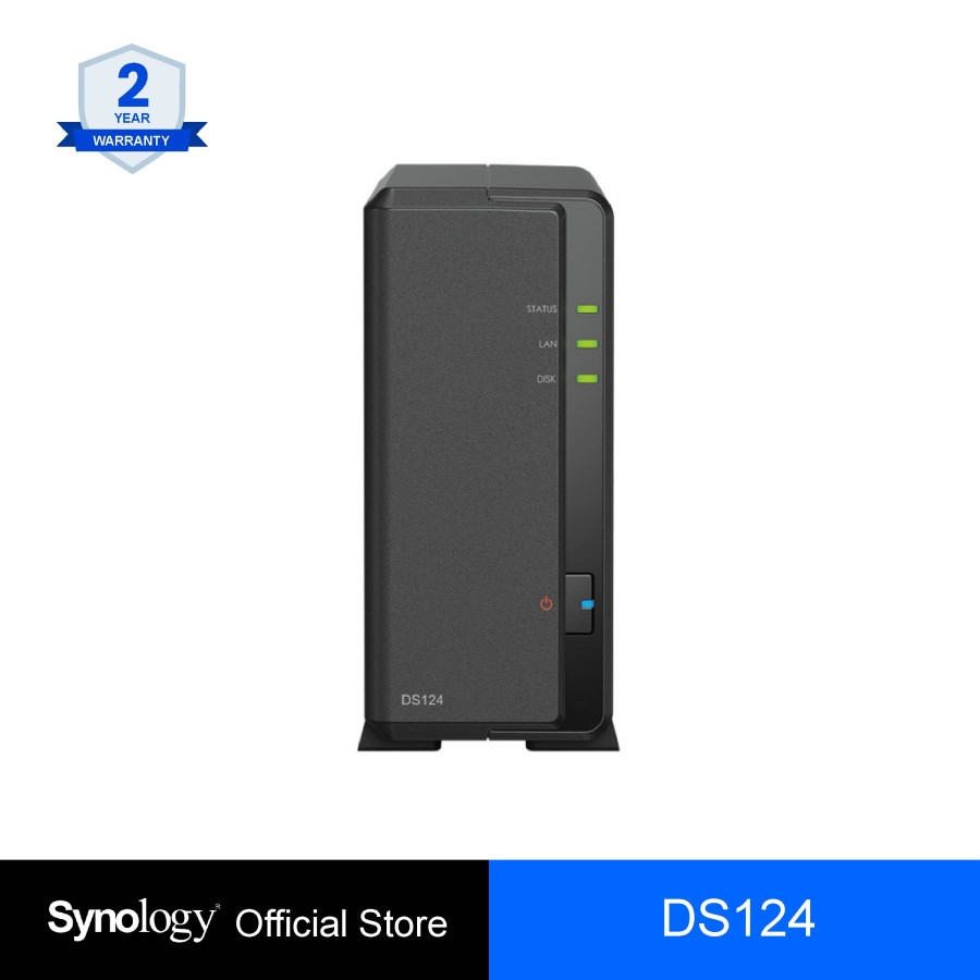 Jual NAS Synology DS124 DiskStation 10TB 8TB 4TB 2TB 0TB - 1-Bay NAS ...