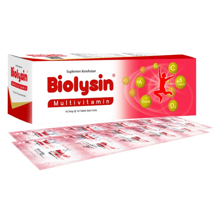 Jual Biolysin Multivitamin Tab | Shopee Indonesia
