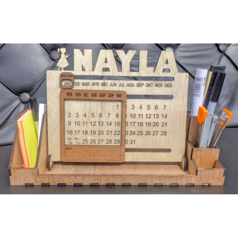 Jual Kalender Abadi•kalender sepanjang masa•tempat pensil•kalender meja ...
