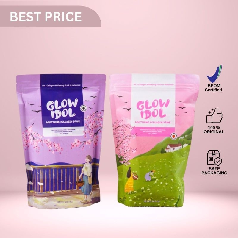 Jual Glow Idol Collagen Drink / Whitening Collagen Drink | Shopee Indonesia