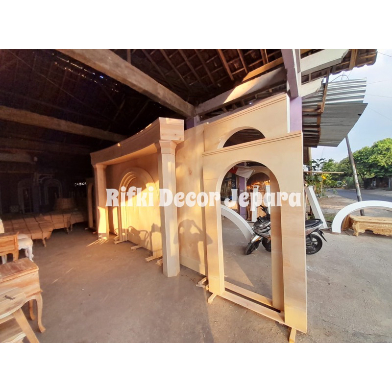 Jual mentahan gebyok triplek / backdrop triplek / backdrop pelaminan ...