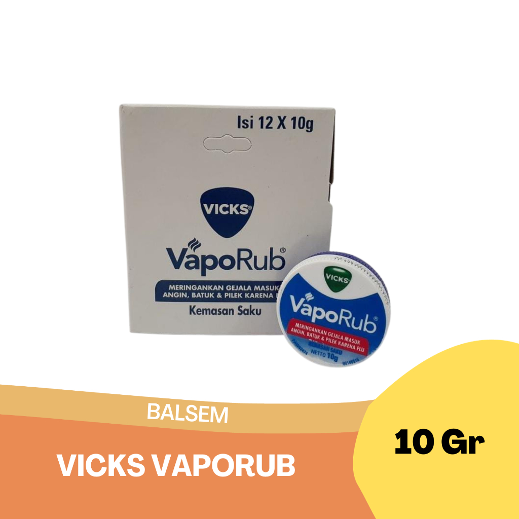 Jual VICKS VAPORUB 10 gr PER 1 TUBE | Shopee Indonesia