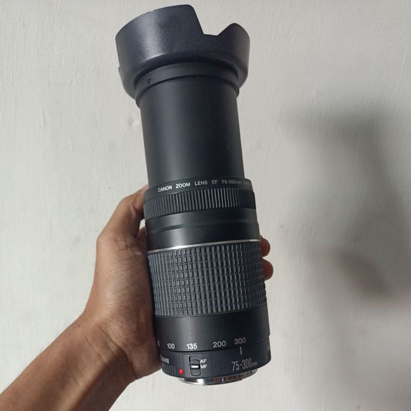 Jual Lensa Tele Canon 75-300 Zoom Hasil Bokeh F..4 Dan Lensa Tele 55 ...