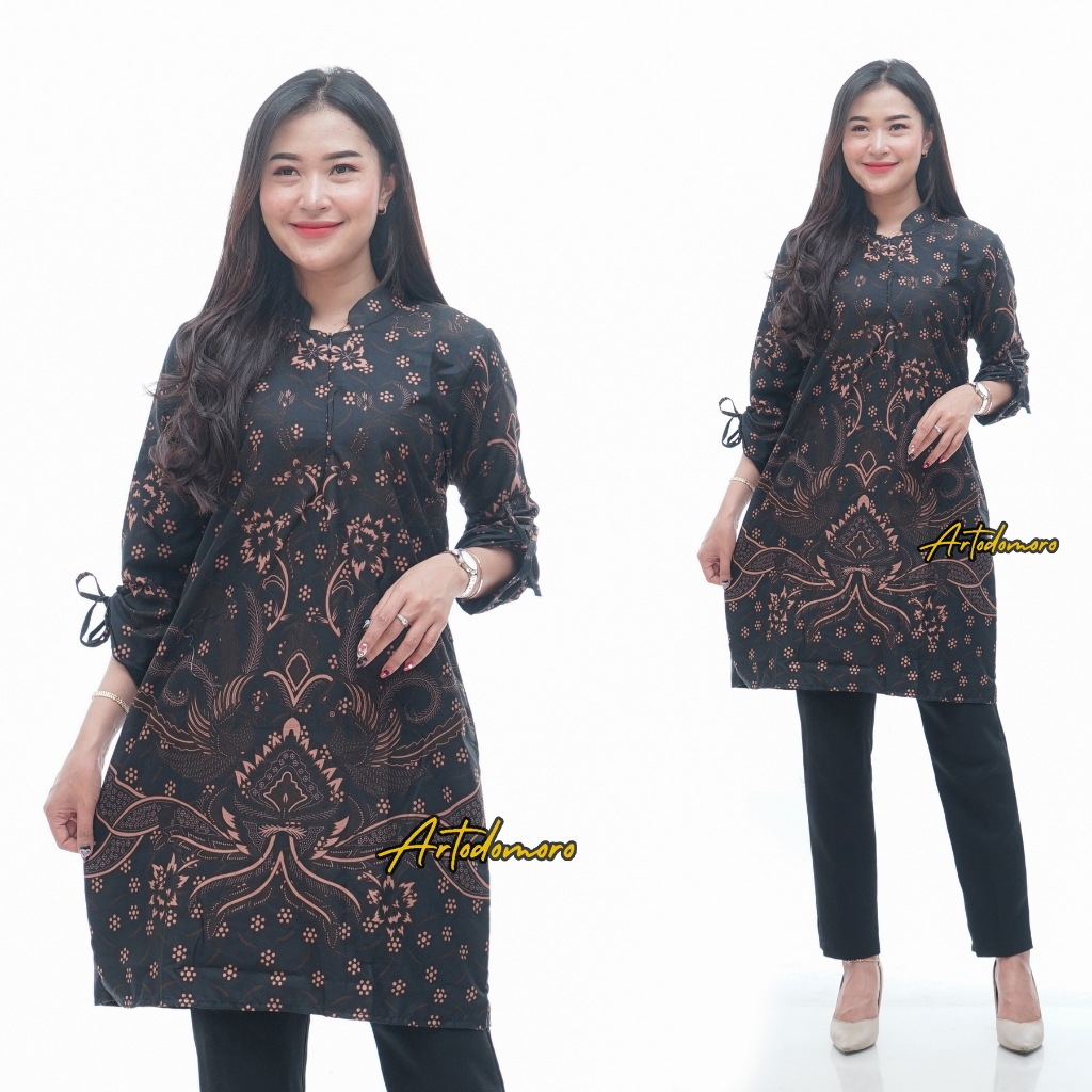 Jual Artodomoro Tunik Batik Wanita Motif Sentani | Shopee Indonesia