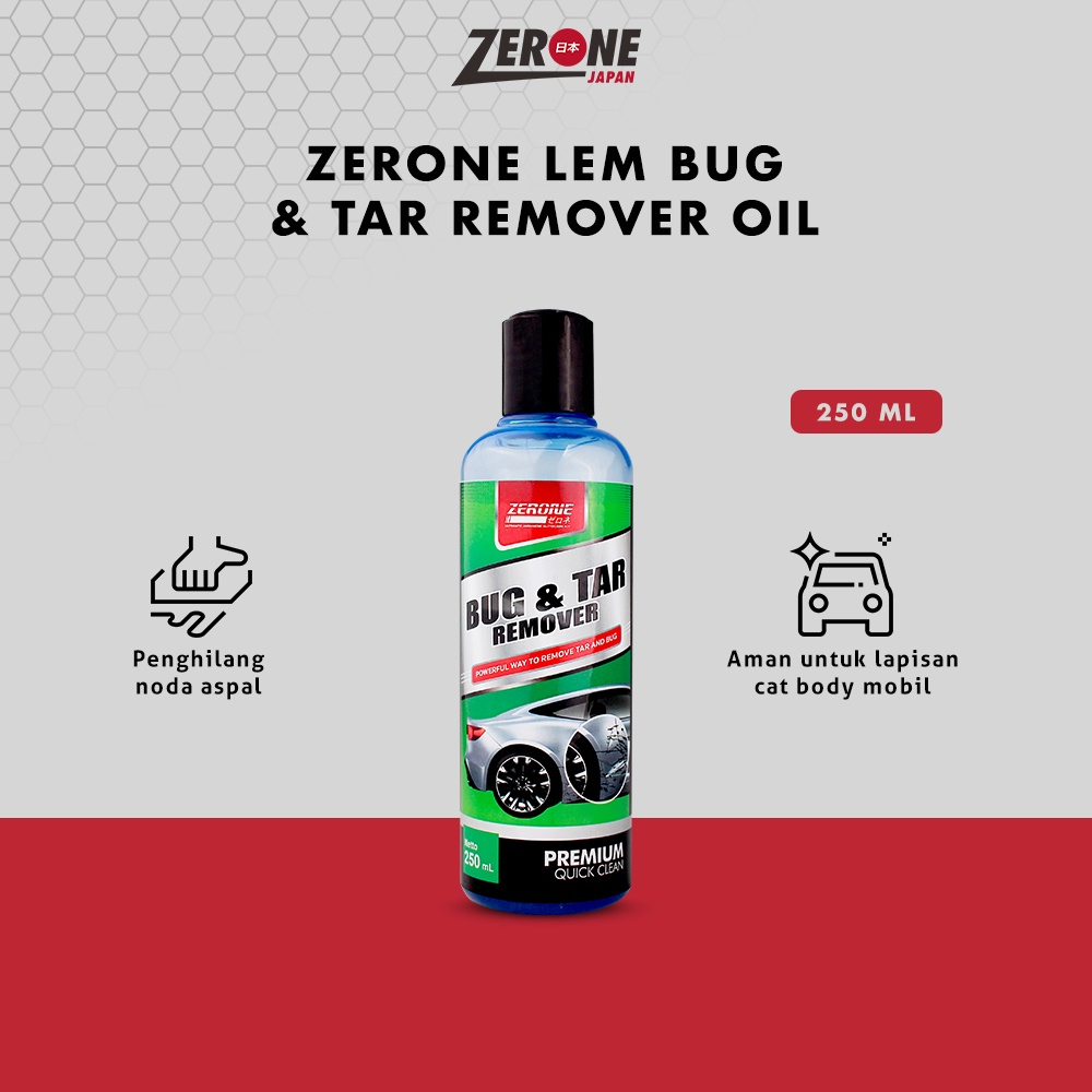 Jual Zerone Bug & Tar Remover 250 ml Penghilang Noda Aspal Bekas Lem ...