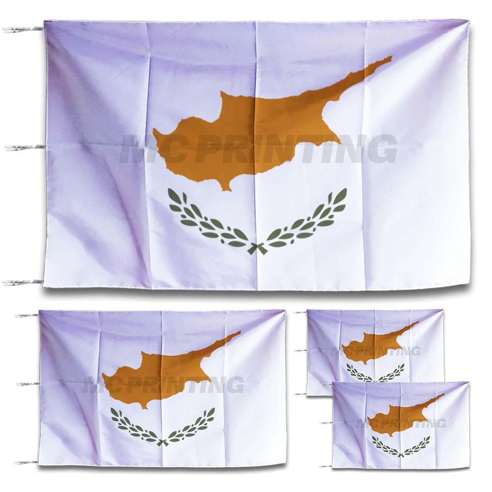 Jual Bendera Ciprus Cyprus Bendera Negara Cyprus Flag Warna CMYK ...