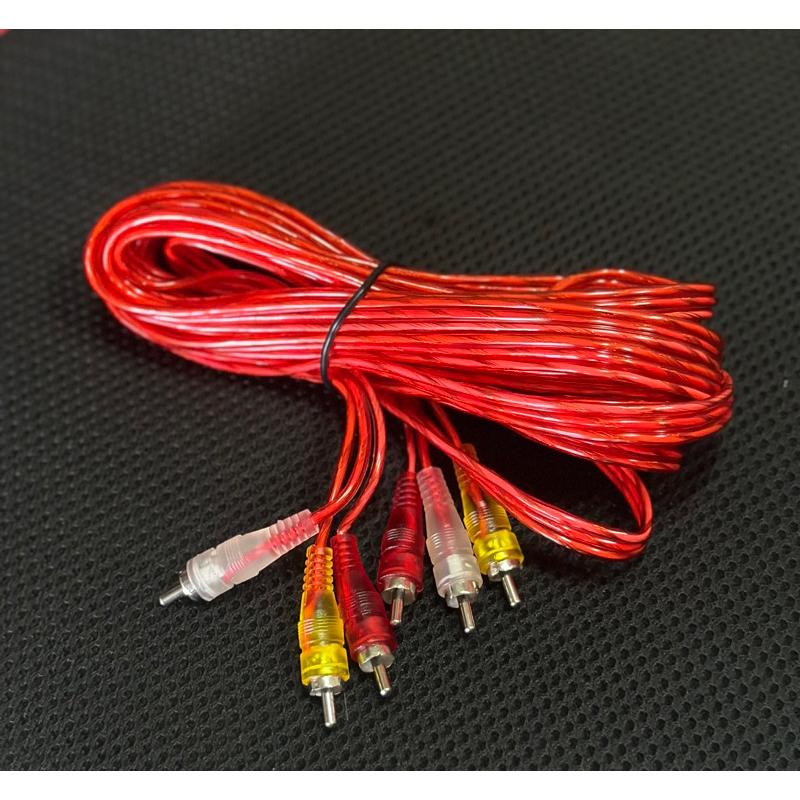 Jual KABEL RCA 3 RCA TO 3 RCA TRANSPARAN 3-3 4.5M | Shopee Indonesia