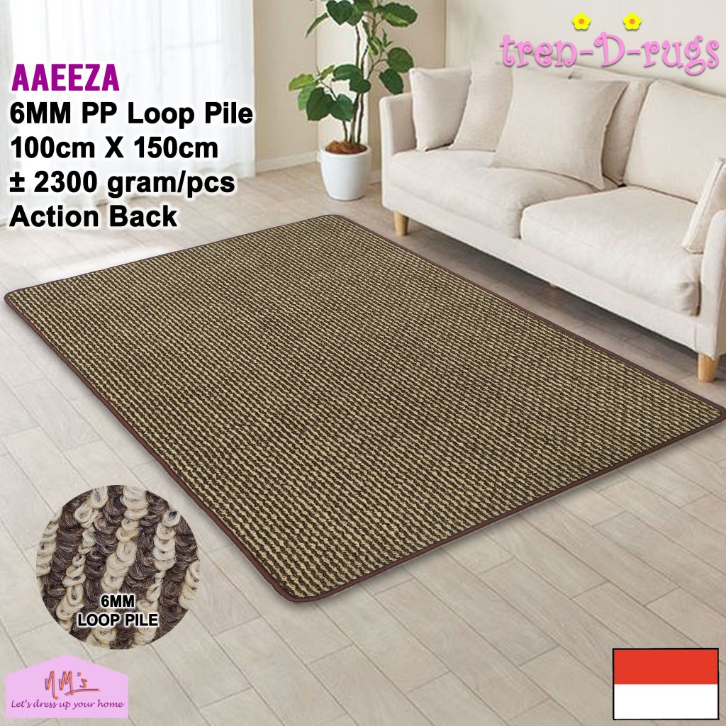Jual Karpet Polypropylene Polos Lantai Ruang Tamu Tidur Permadani ...