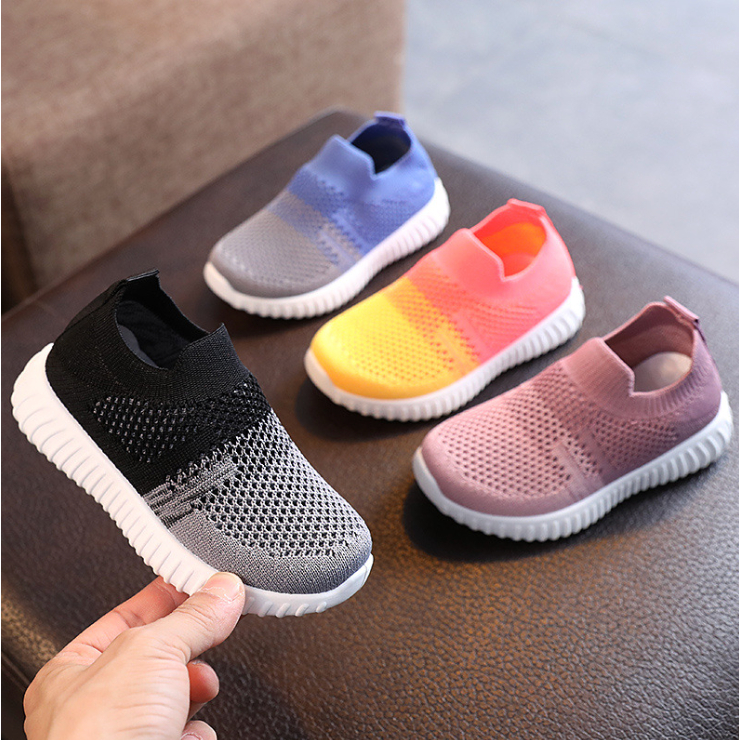 Jual babyfit [size 22-33] sepatu anak rajut KNIT TEE promo 9.9 slip on ...