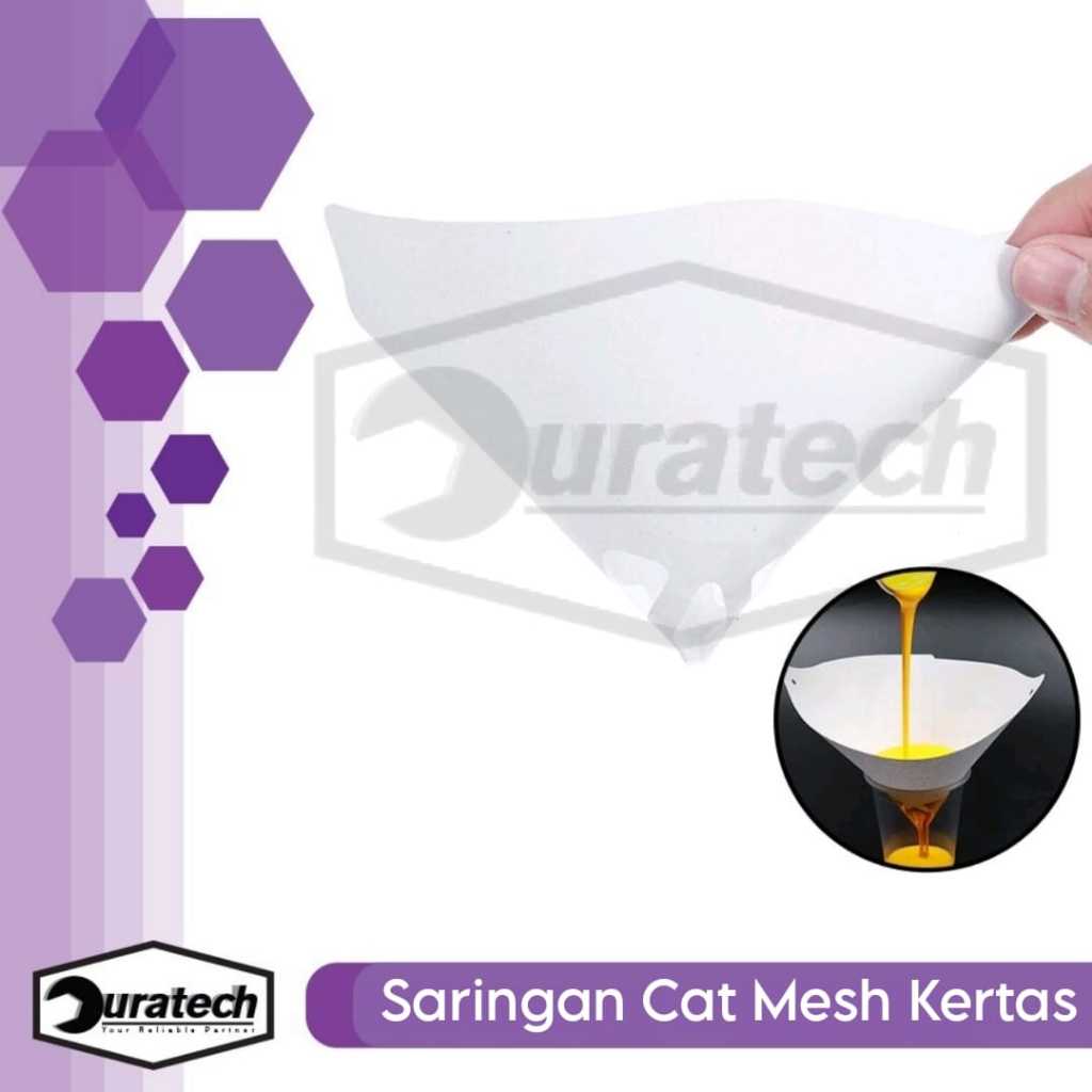 Jual Saringan cat mesh kertas mesh kertas cat corong paint filter ...
