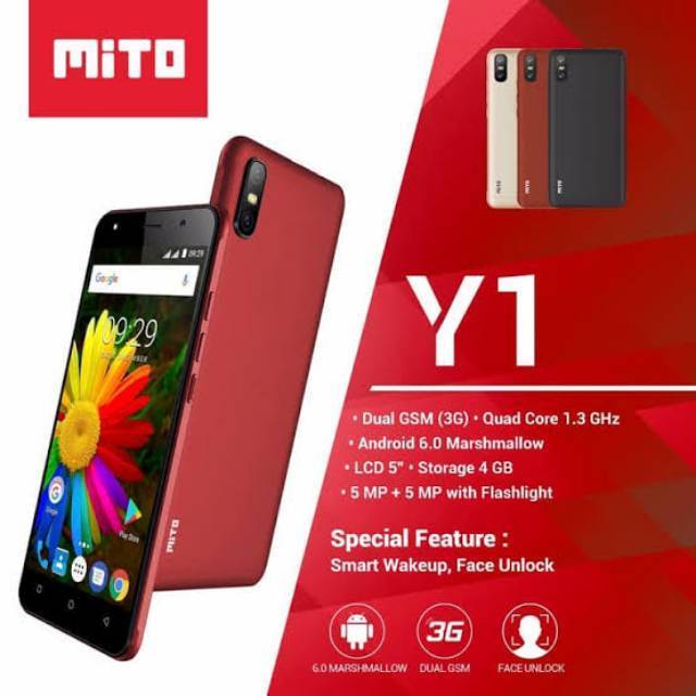 Jual Hp Mito Y1 Ram 1 Rom 8 5 inch dual sim 3G Promo Cuci Gudang ...