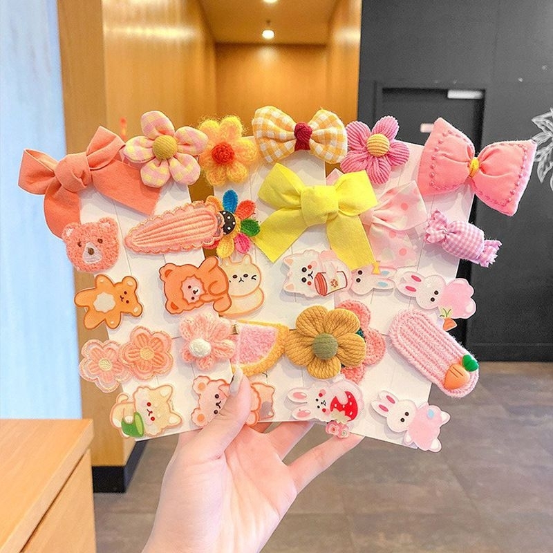 Jual 10PC / SET JEPITAN RAMBUT ANAK PEREMPUAN / JEPIT RAMBUT KOREA ...