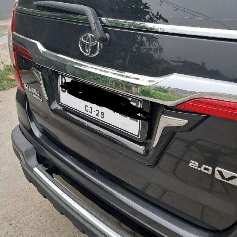 Jual ornamen tatakan dudukan plat nomor belakang pintu bagasi mobil ...