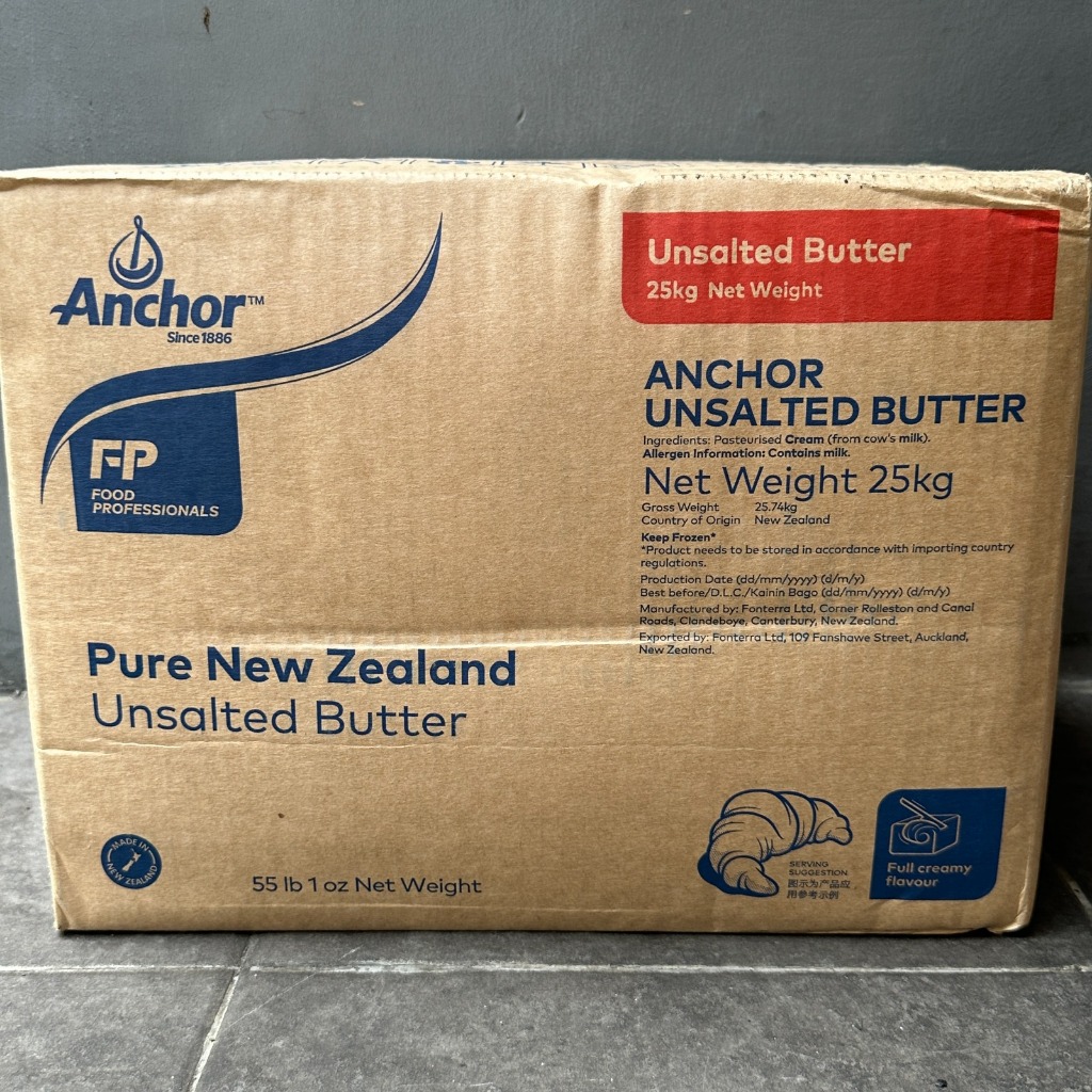 Jual Anchor Butter Unsalted 25 Kg | Shopee Indonesia