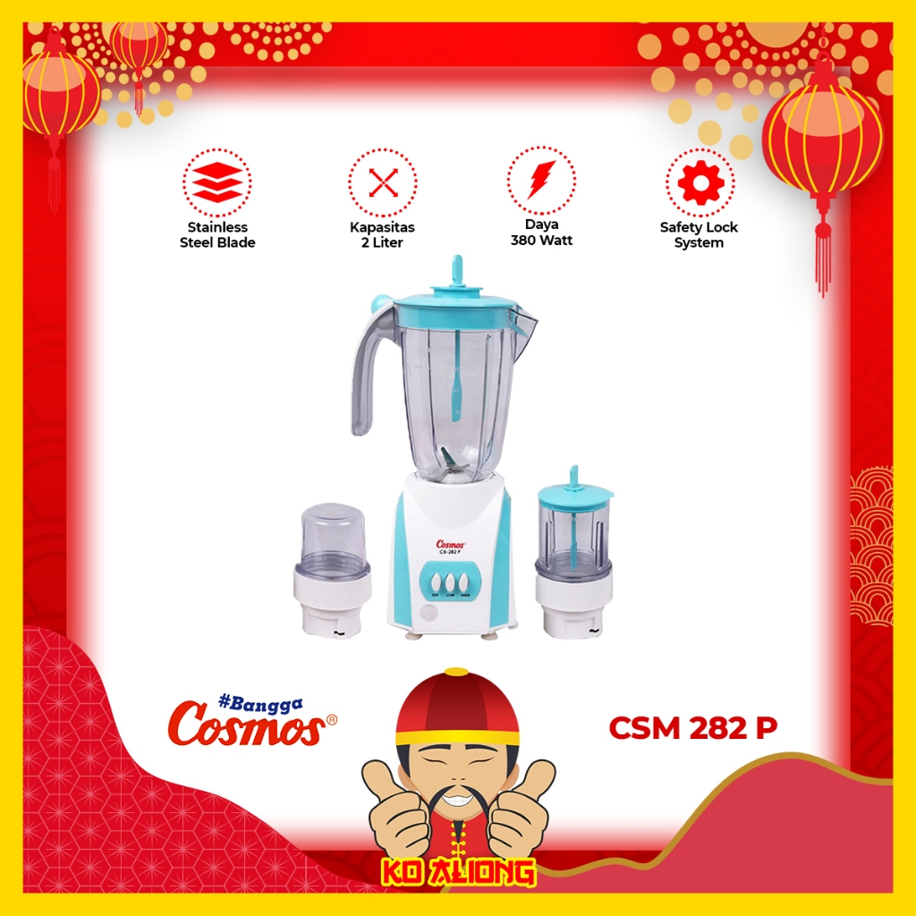 Jual COSMOS blender plastik 3in1 CB 282 P | Shopee Indonesia
