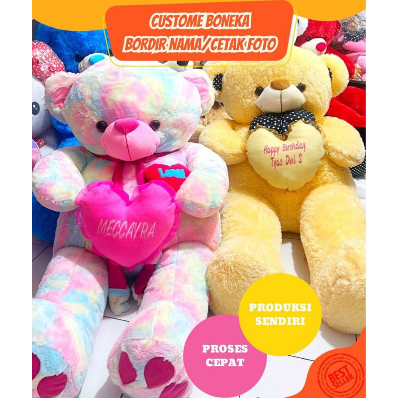 Jual CUSTOME BONEKA SUPER JUMBO PART 2| Ukuran boneka 1,5 METER BISA ...