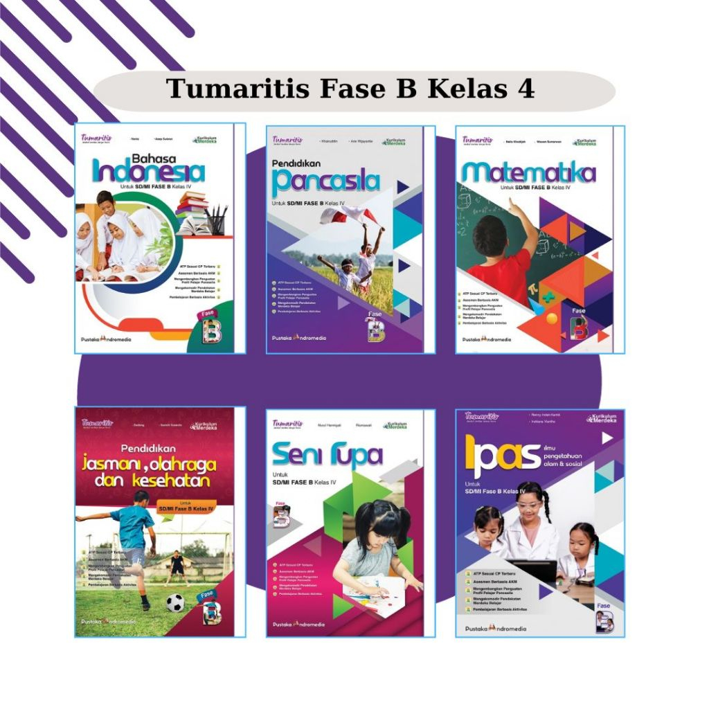 Jual Buku Modul Tumaritis Fase B Kelas 4 Bahasa Indonesia, Matematika ...