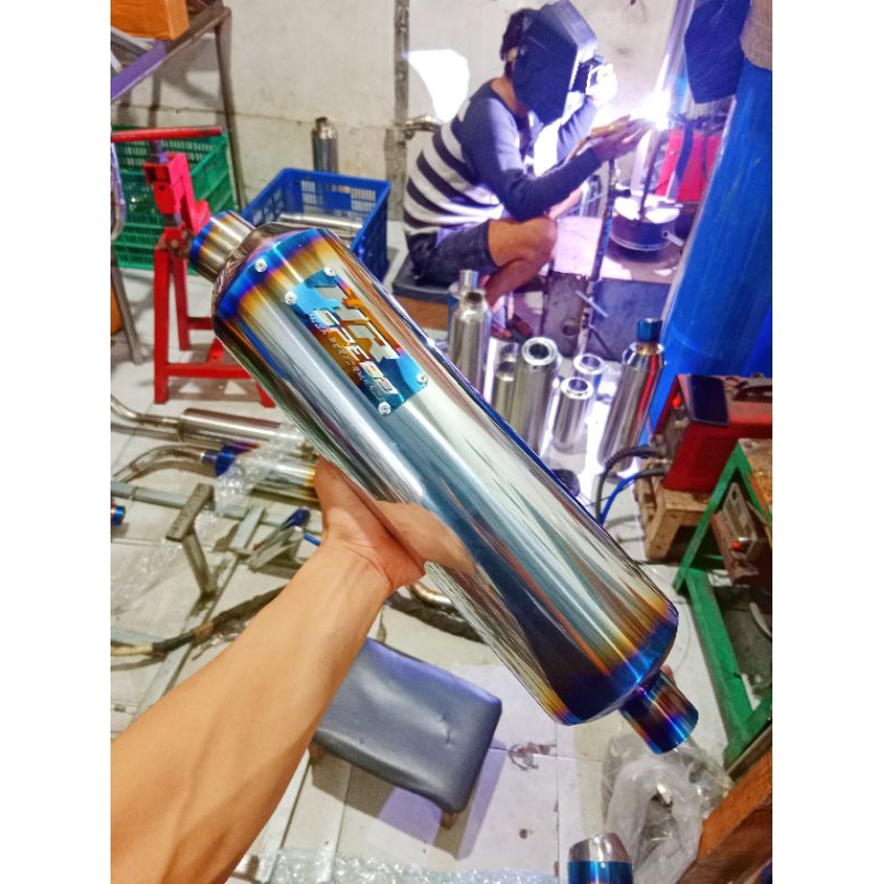 Jual knalpot selincer standar racing original hr speed exhaust suara bas adem bisa request suara ...