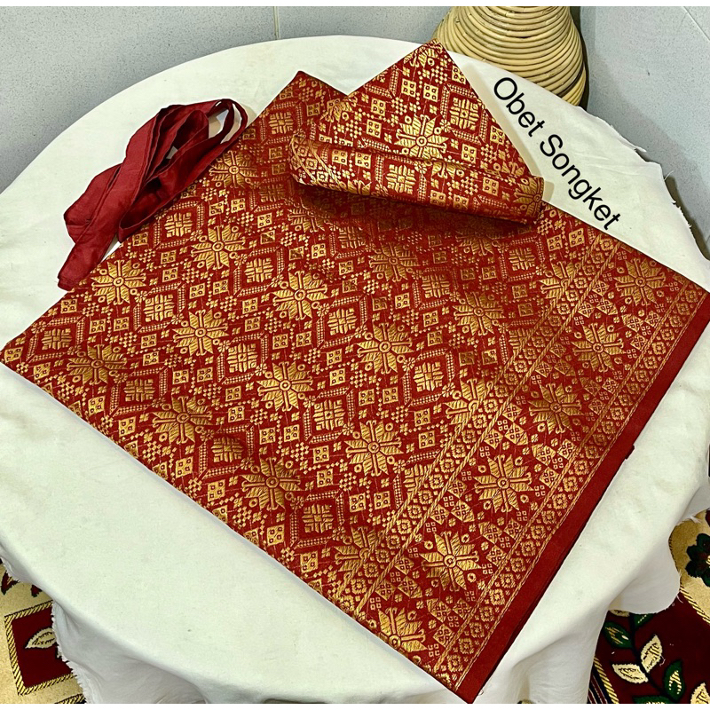 Jual Kain Songket Lilit Bapak / Rumpak + Tanjak / Rumpak Lilit | Shopee ...