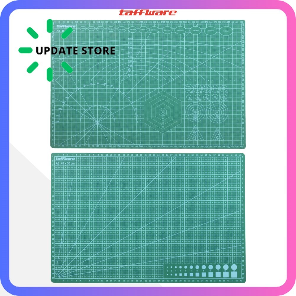 Jual Papan Alas Pemotong Kertas A3 45 x 30cm - Green | Shopee Indonesia