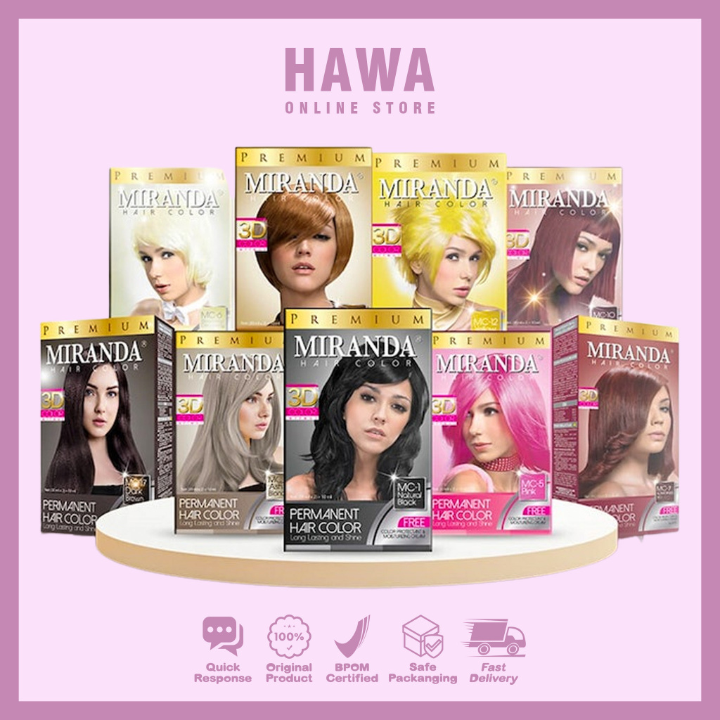 Jual Miranda Hair Colour 30gr | Cat Rambut Miranda | Shopee Indonesia