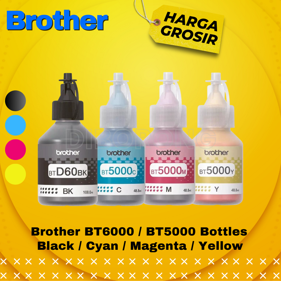 Jual Tinta Brother BT5000 BT6000 Original DCP T300 DCP T500W | Shopee ...