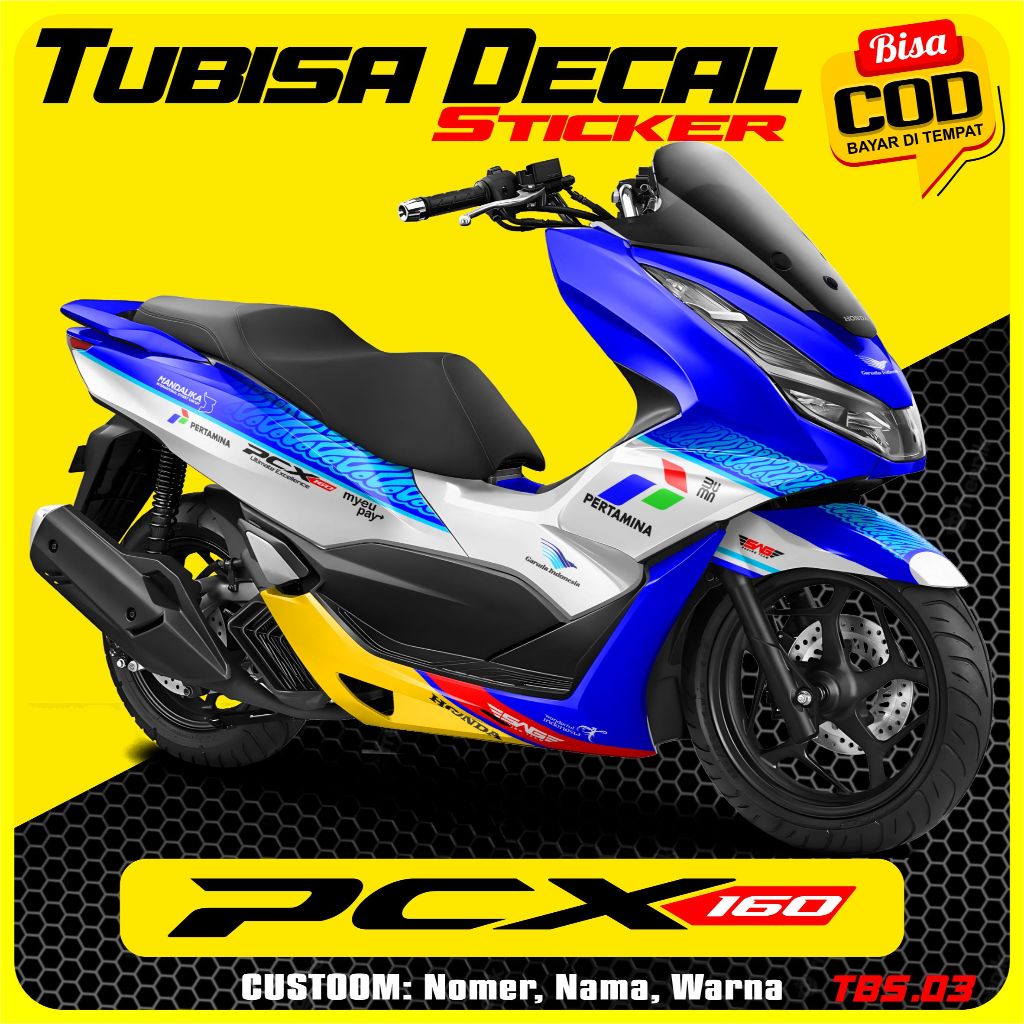 Jual Decal Sticker Full Body PCX 160 - Decal Stiker Striping PCX 160 ...