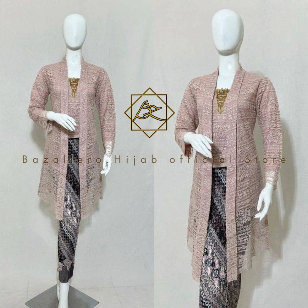 Jual BAZALLERO - KEBAYA MODERN TUNIK KUTU BARU BRUKAT KONDANGAN KANCING ...