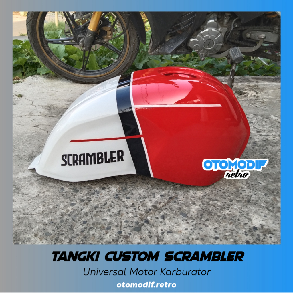 Jual Tangki motor custom japstyle cat request | Shopee Indonesia