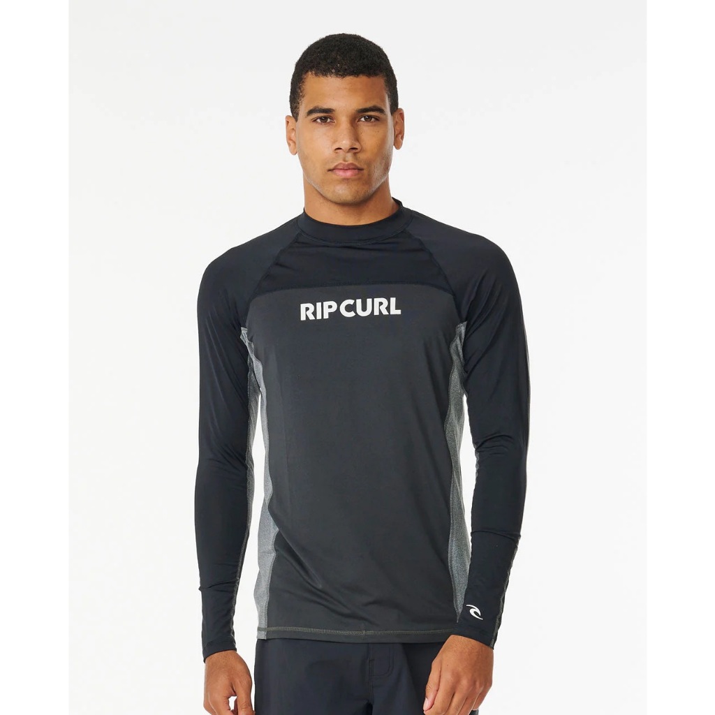 Jual Rip Curl Drive UV Long Sleeve Rash Vest Black | Shopee Indonesia