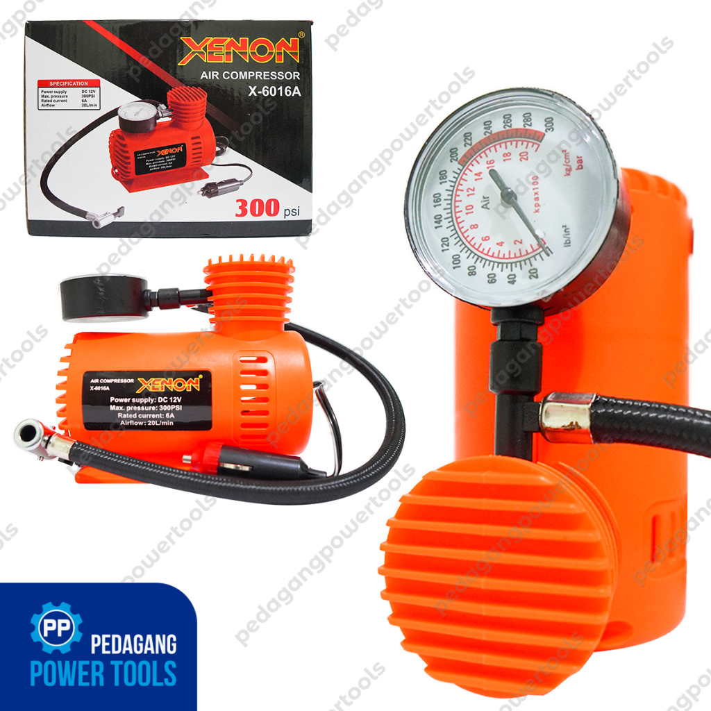 Jual XENON KOMPRESOR ANGIN MINI DC 12V - MINI AIR COMPRESSOR - POMPA ...