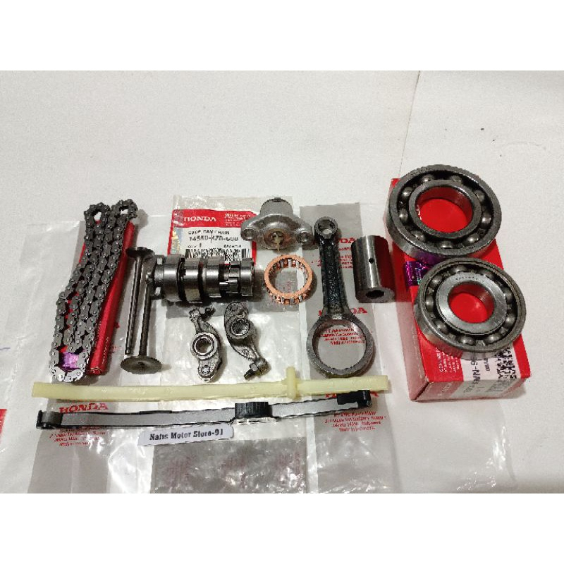 Jual Paket Komplit Stang Seher+Bearing Laher Kruk As KZR Honda Vario 125 Old Vario 125 Esp Vario ...