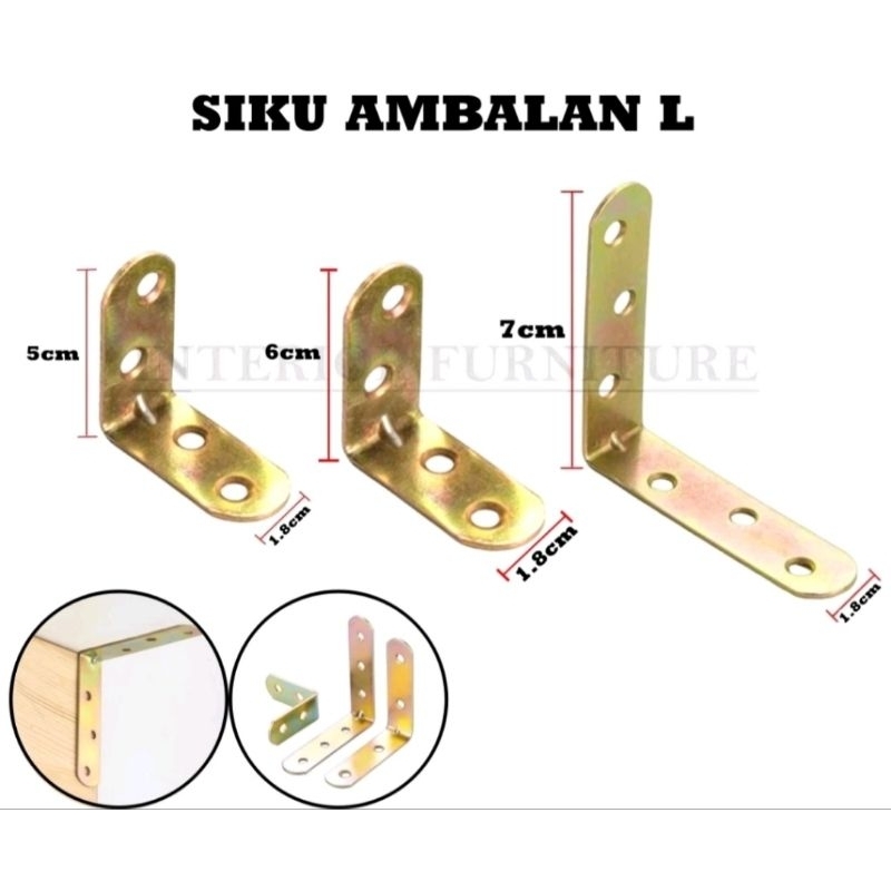 Jual Siku Rak Verseng L Ambalan Besi Kuningan Stainless Tebal Penyangga ...