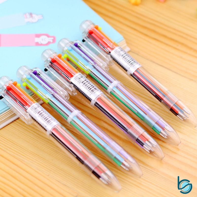 Jual Pulpen 6 warna/Cute multi-color ballpoint pen, - Pulpen 6 Warna ...