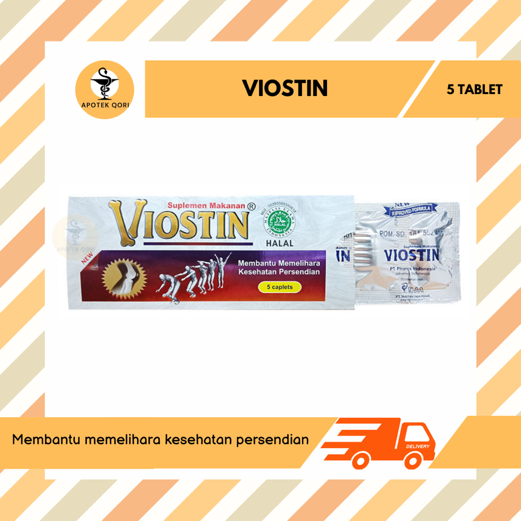 Jual VIOSTIN STRIP 5 KAPLET/KESEHATAN TULANG DAN SENDI | Shopee Indonesia