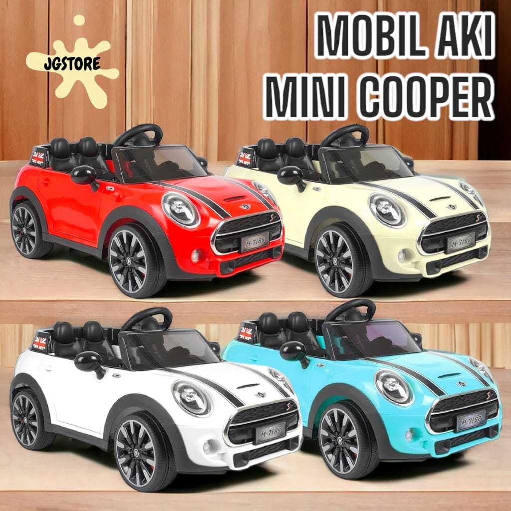 Jual Mobil Aki Anak PMB Mainan Model Mini Cooper M-7188 Remote Control ...