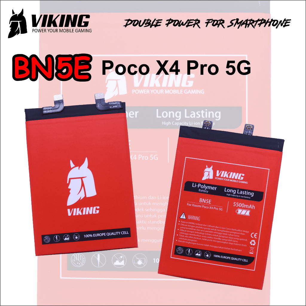 Jual VIKING Baterai Redmi Note 11 Pro 5G - Note 12 Pro 4G BN5E | Shopee ...