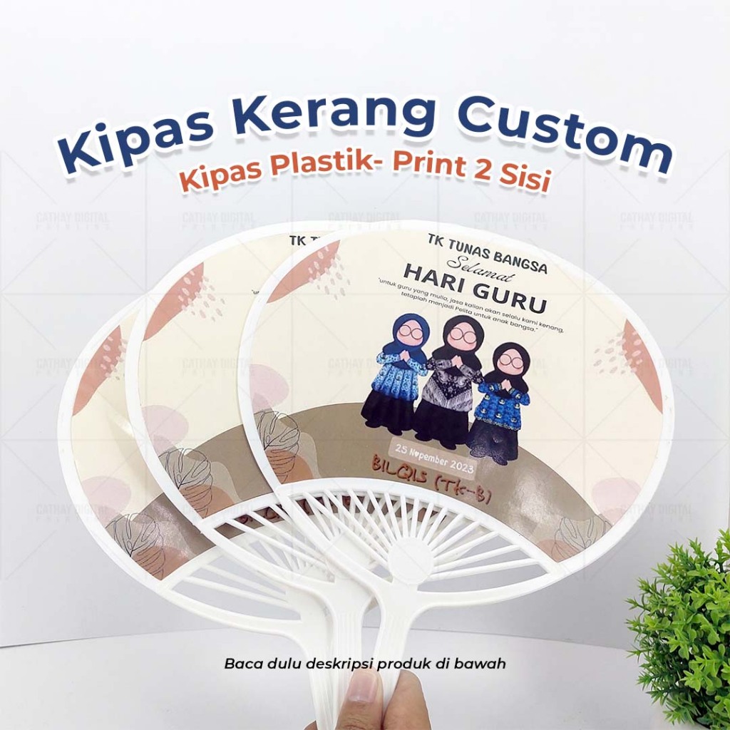 Jual Cetak Kipas Souvenir Custom | Cetak Kipas Custom | Shopee Indonesia