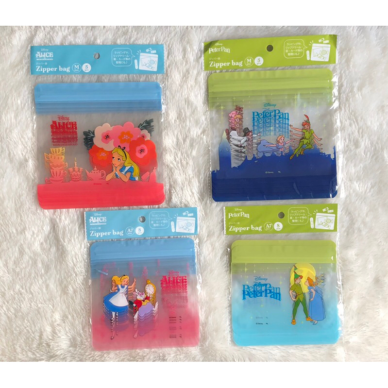 Jual zipper bag peter pan dan Alice in wonderland original japan ...