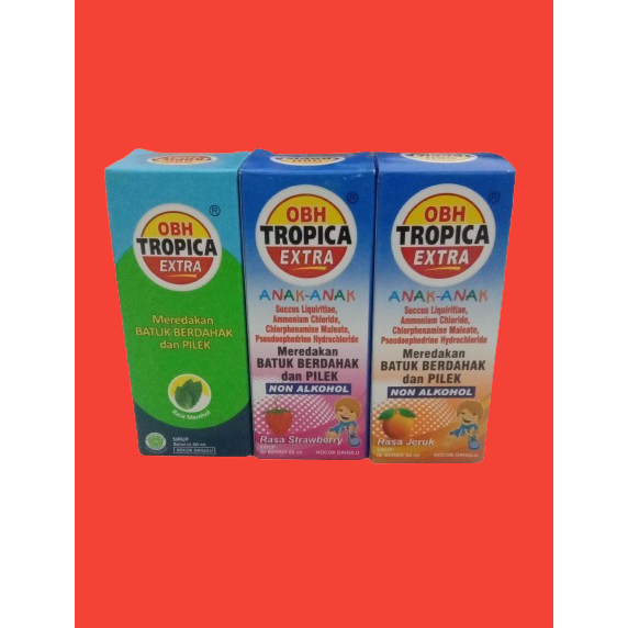 Jual OBH TROPICA EXTRA 60ML UNTUK ANAK DAN DEWASA | Shopee Indonesia