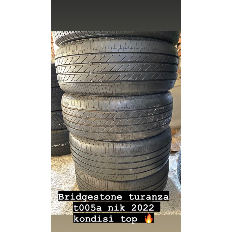 Jual ban bridgestone turanza t005a 215/55 second 95% ban standar hrv ...