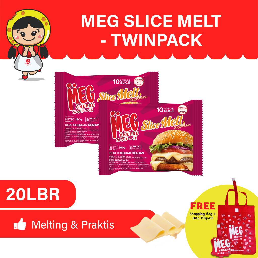 Jual MEG Slice Melt 10 lembar Twin Pack - Free Gift | Shopee Indonesia