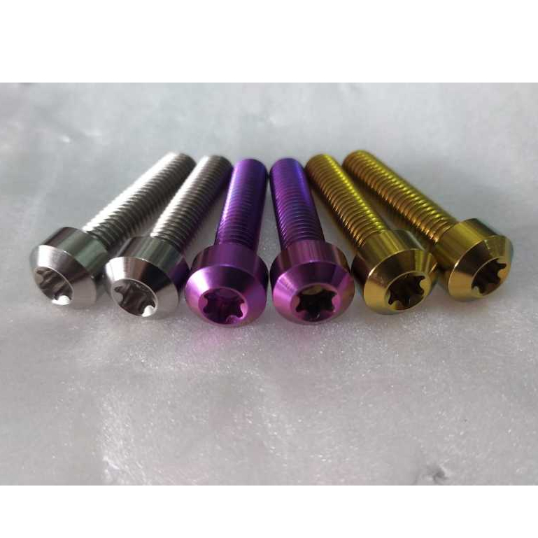 Jual Baut Titanium Gr 5 M8x 25 Drat 12 Panjang 2.5 cm Small Head | Shopee Indonesia