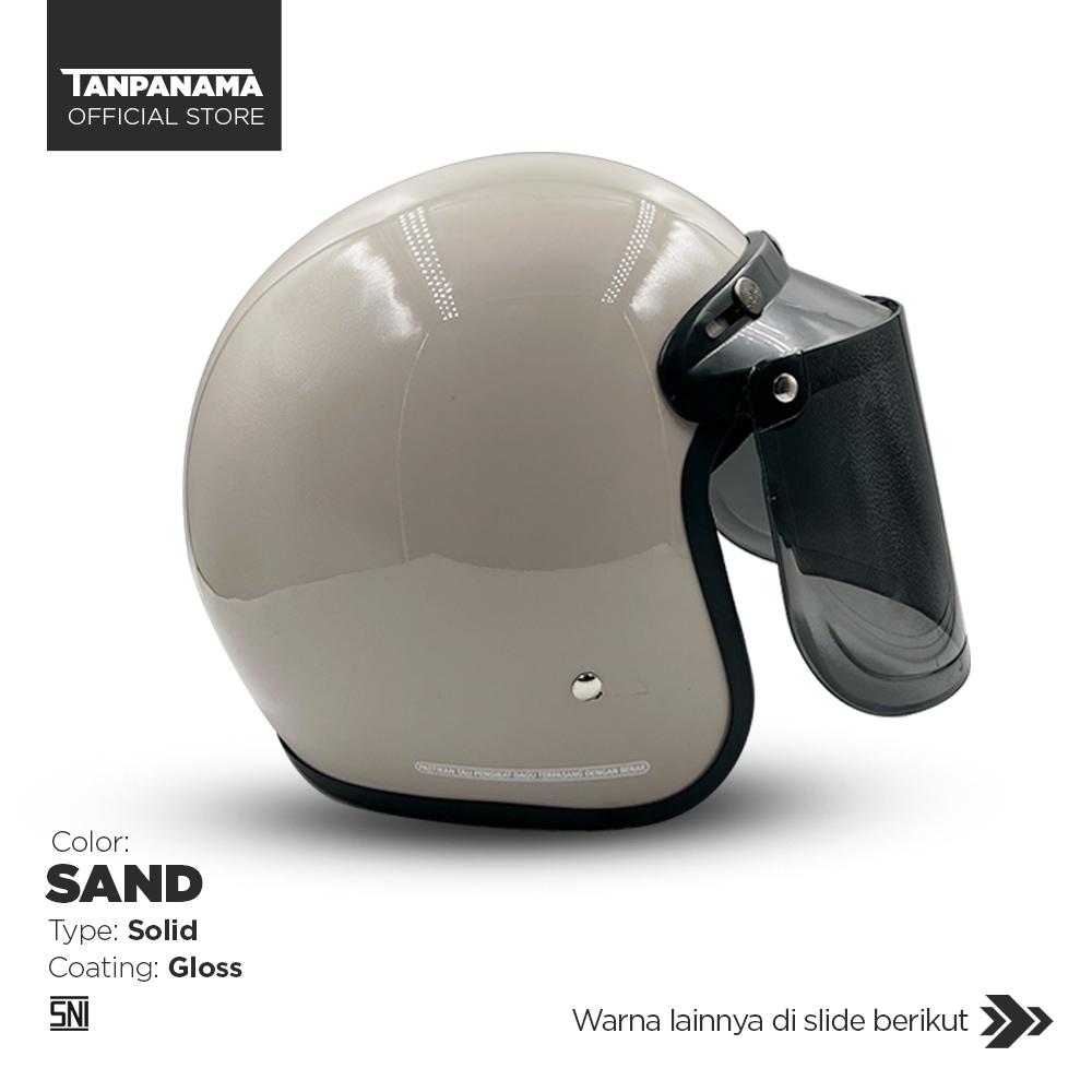 Jual Tanpanama Helm - Helm Bogo Polos Warna Unik Lucu / Helm Dewasa SNI ...