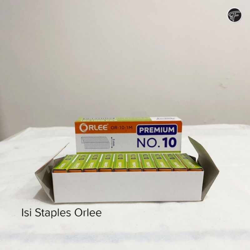 Jual Isi Staples Orlee Premium Box Besar Isi 10 kancip | Shopee Indonesia
