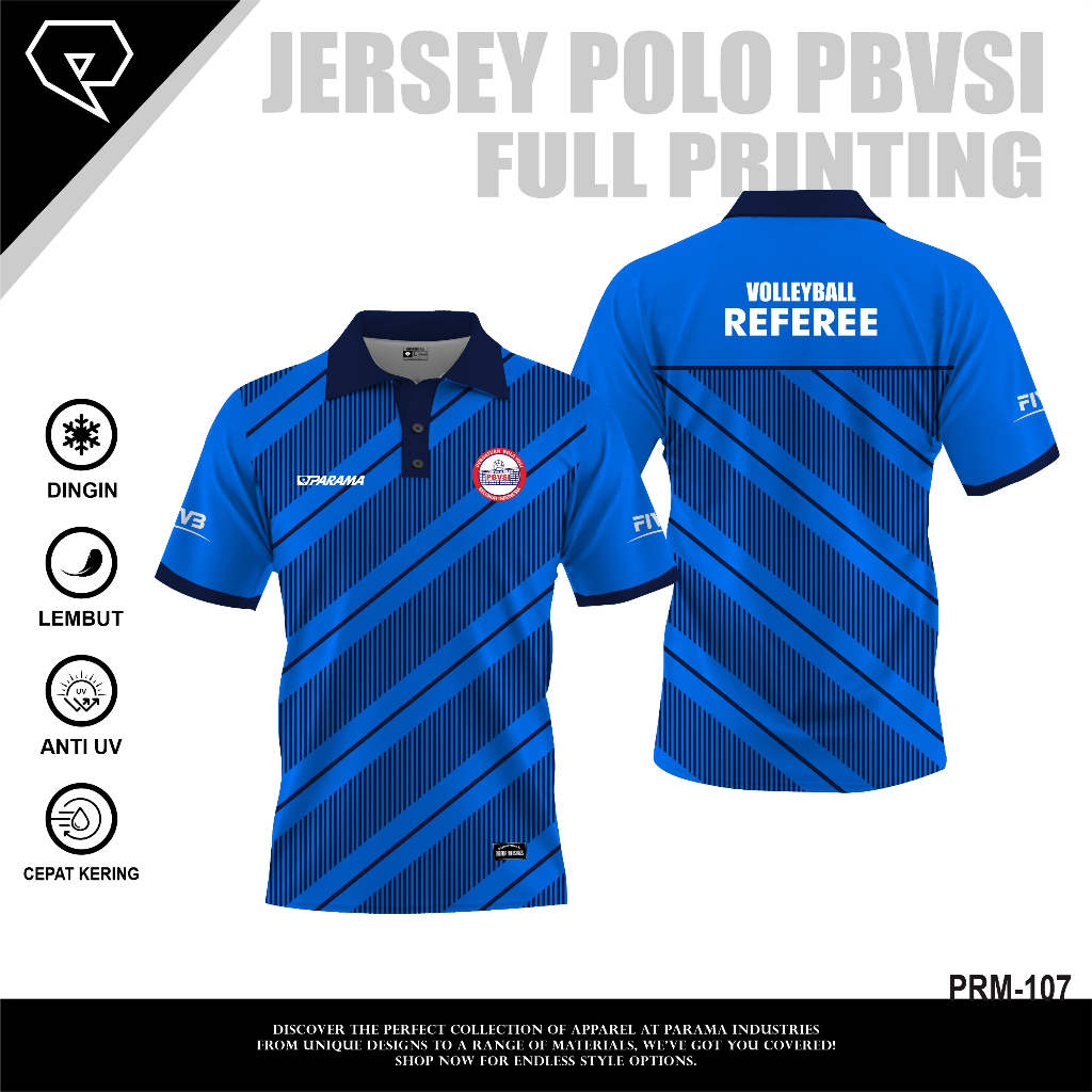 Jual [Ready Stock] Parama Premium Jersey Referee Volley Ball || Baju ...