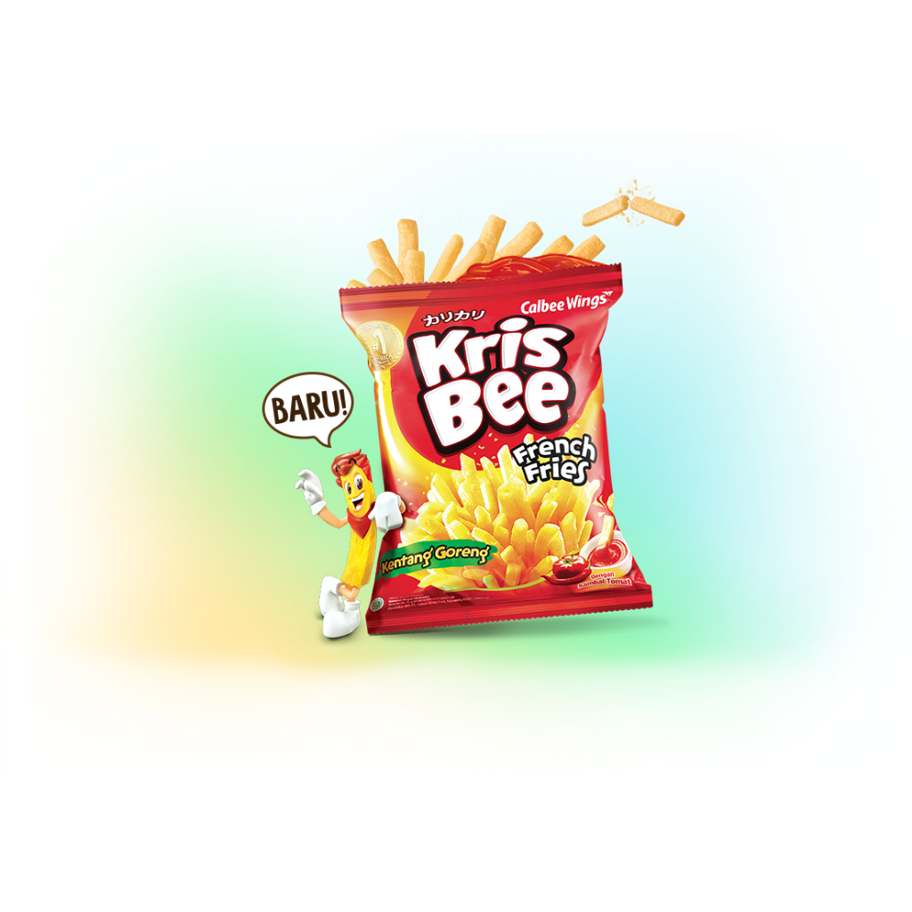 Jual KRISBEE French Fries Snack dengan Sambal Colek 68 gr | Shopee ...