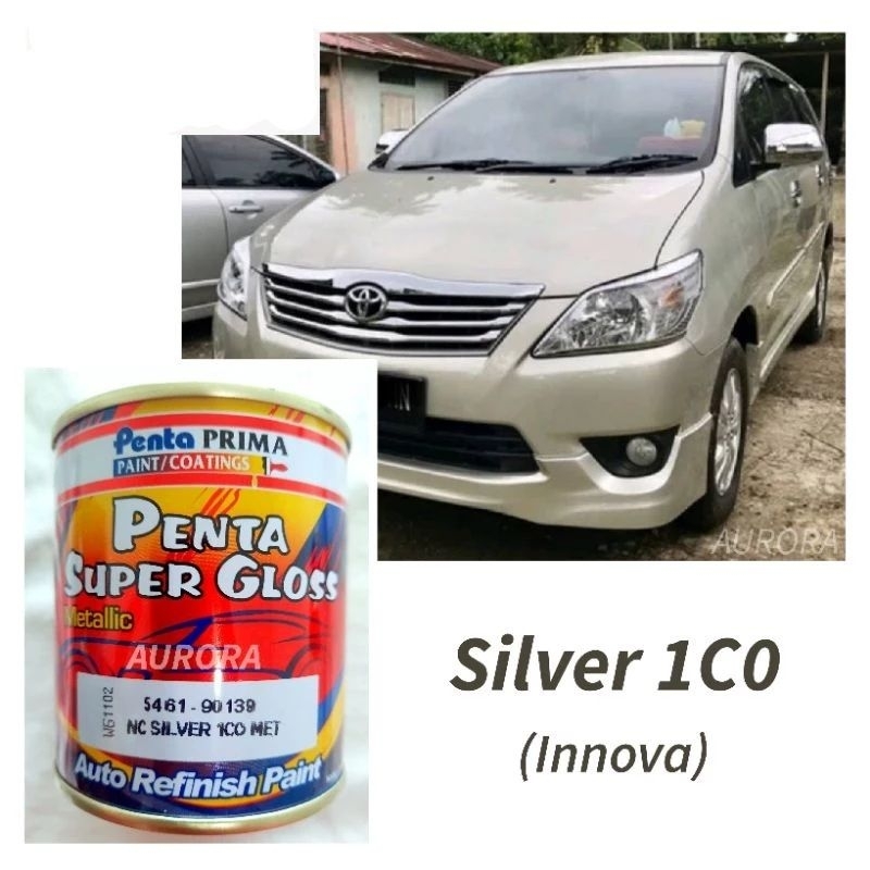 Jual Cat Penta Super Gloss 5461-90139 NC Silver 1C0 Met 200ml Silfer ...
